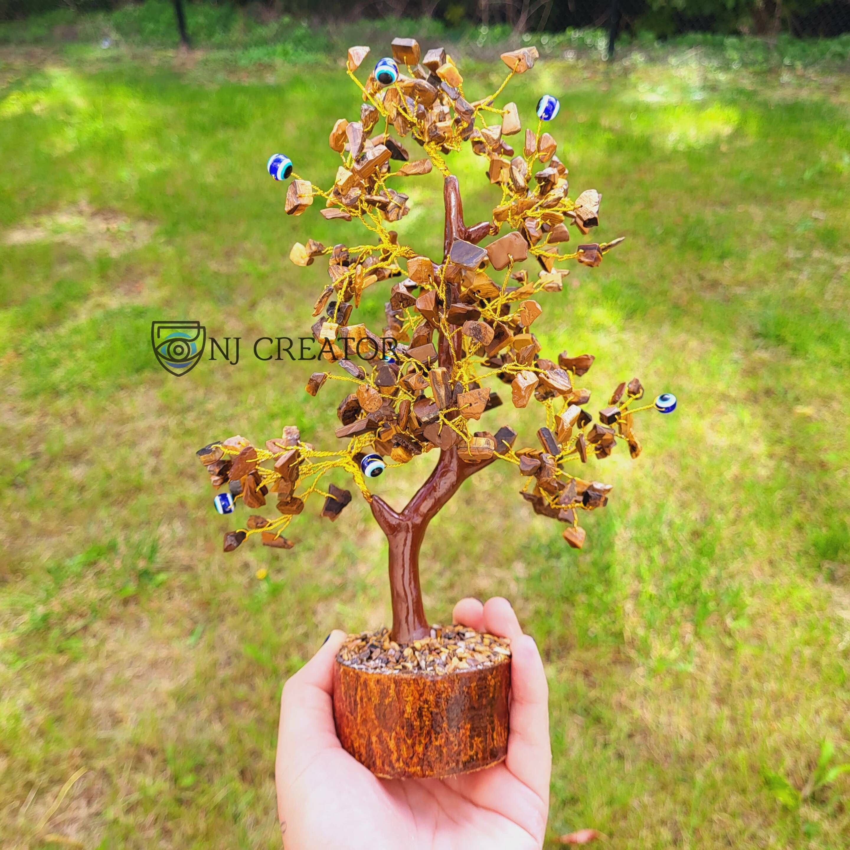 Tiger Eye Tree For Self Confidence and Courage - NJ Creator